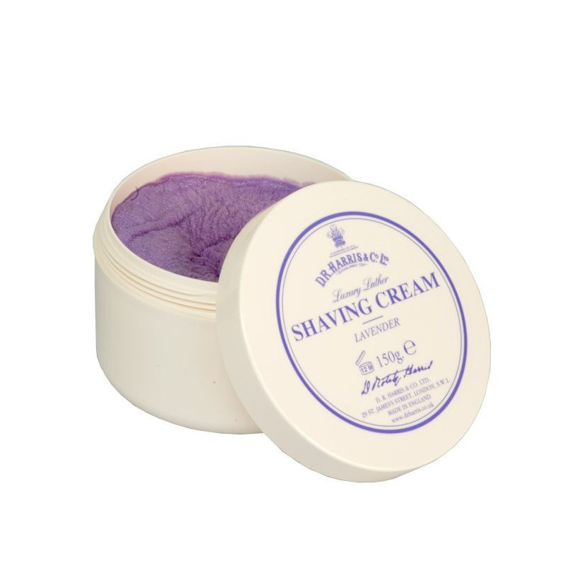 Creme à raser de luxe 'lavender' de Harris en bol150g