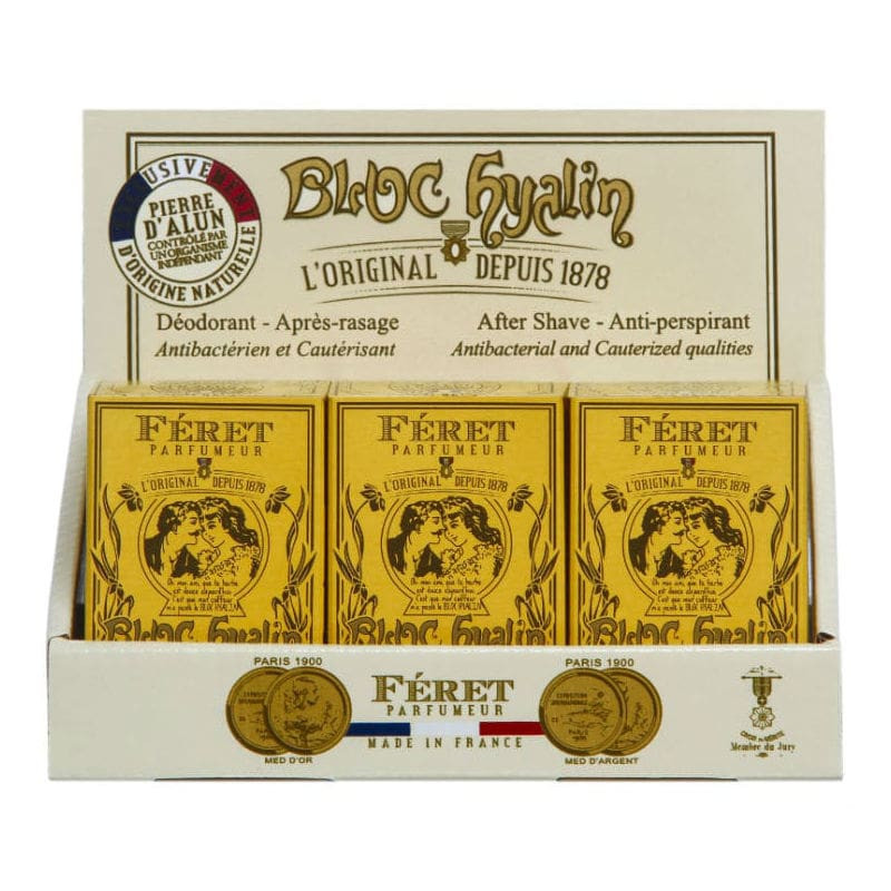 Féret parfumeur - Présentoir de 12 bloc Hyalin