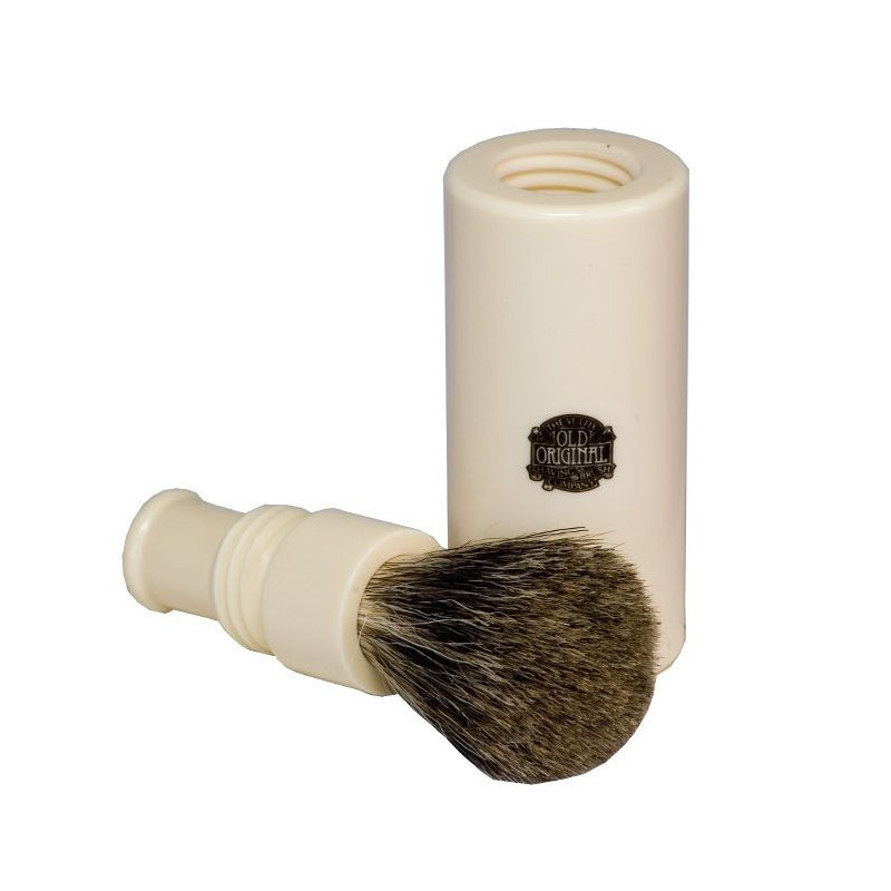 Blaireau de Voyage 'Turnback' Pur Gris Ivoire - Vulfix