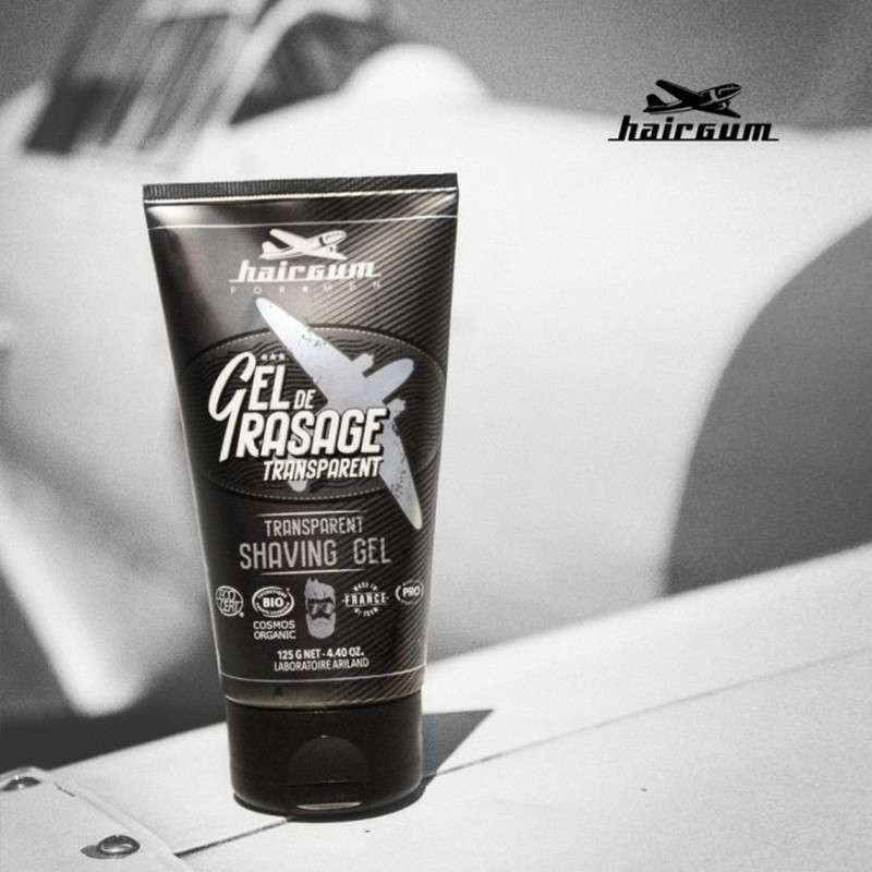 Gel de Rasage Transparent BIO Hairgum for Men - Rasage Classique