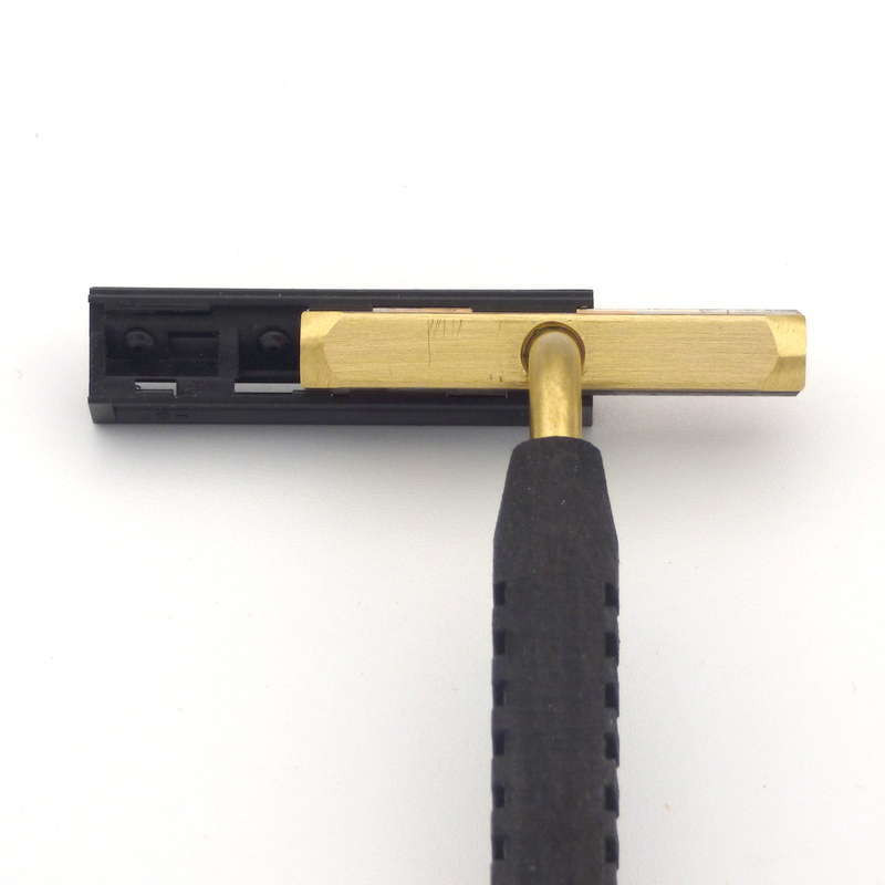 Rasoir Gillete GII en Bois Noir - Rasage Classique