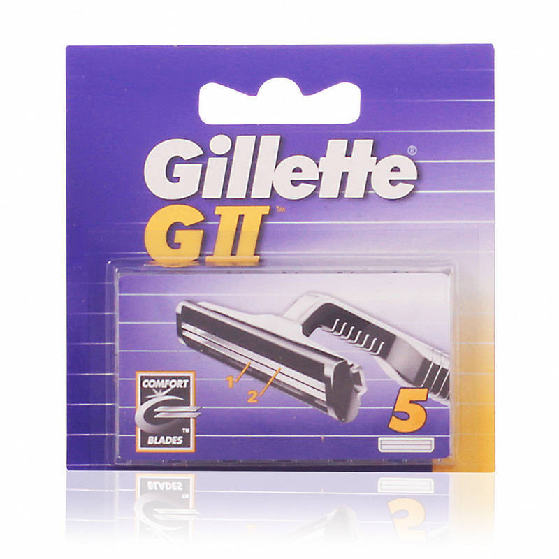 Pack de 5 lames Gillette GII officielles