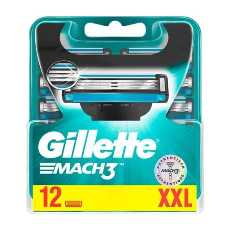 Pack de 4 ou 8 Recharges de Lames Gillette Mach 3