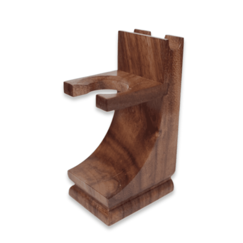 Parker| Support en Bois pour Blaireau et Rasoir
