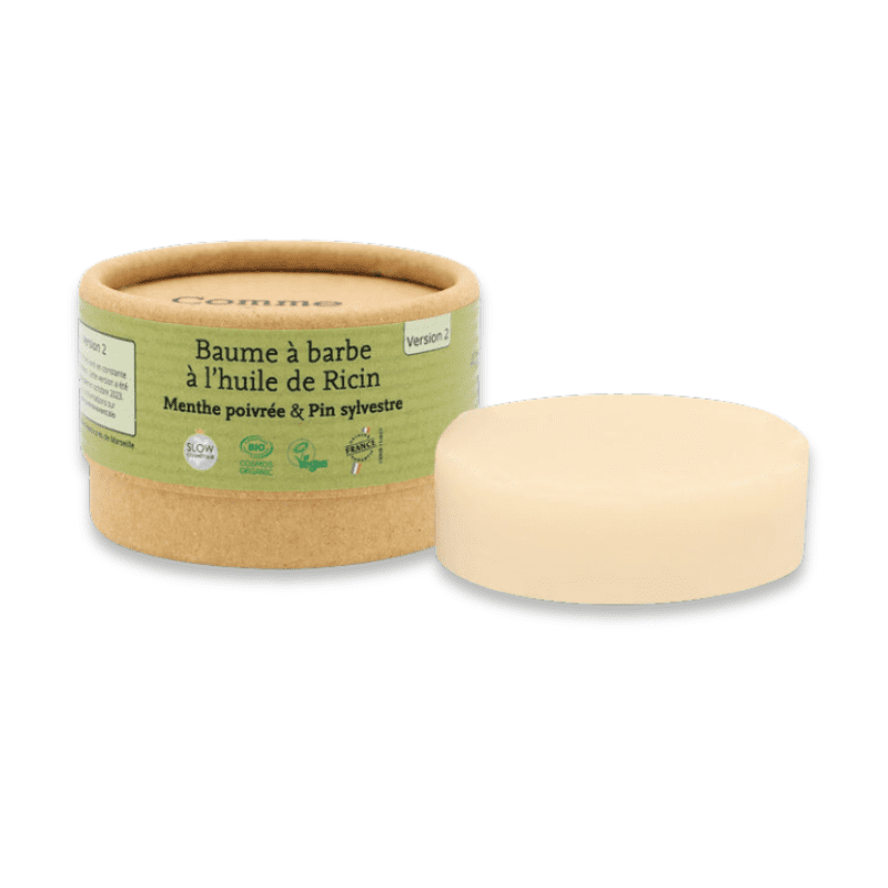 Comme Avant | Baume à Barbe Naturel à l'Huile de Ricin - Menthe Poivrée ...