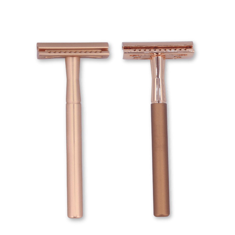 Rasoir de sécurité rose gold pour femmes