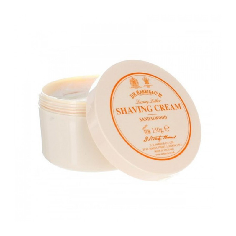Creme à raser de luxe 'Sandalwood' de Harris 150g