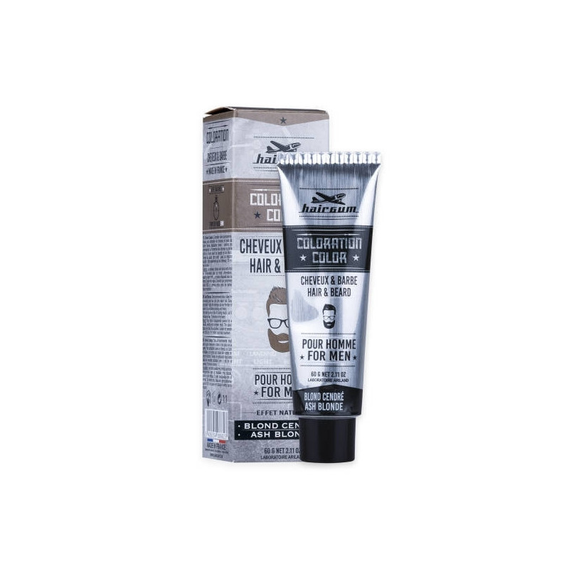 Hairgum | Coloration Barbe et Cheveux Blond Cendré