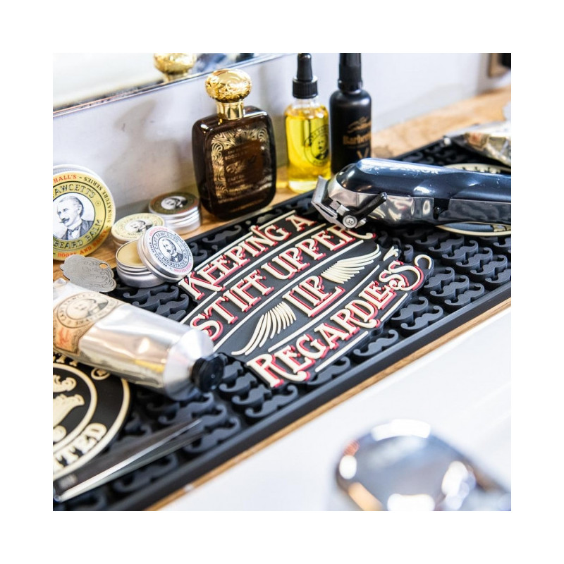 Tapis en caoutchouc Captain Fawcett pour barbier - Rasage Classique
